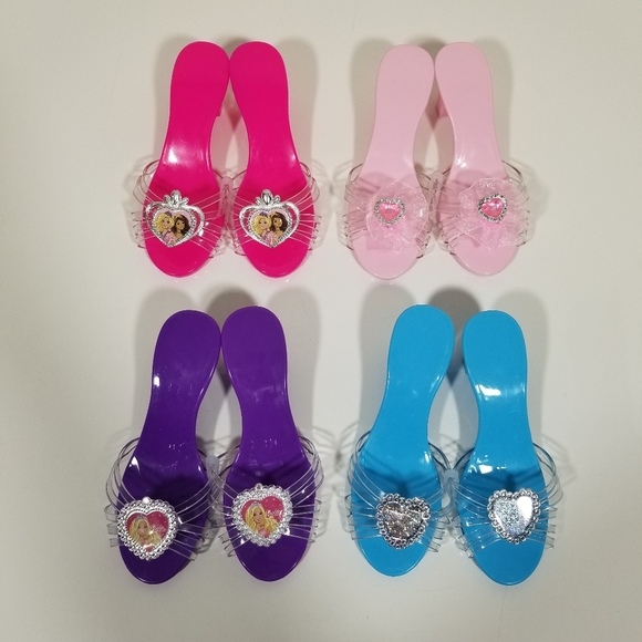 Barbie | Costumes | Barbie Shoe And Tiara Set 4 Shoes 2 Tiaras 3 | Poshmark